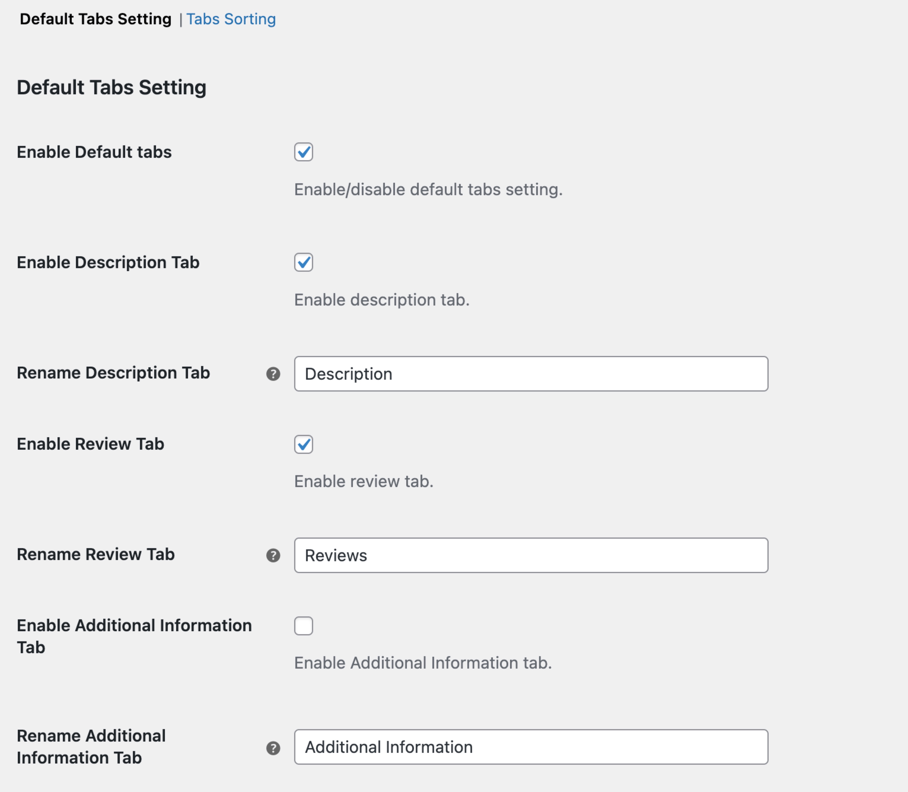 Custom Product Tabs Manager Documentation - WooCommerce