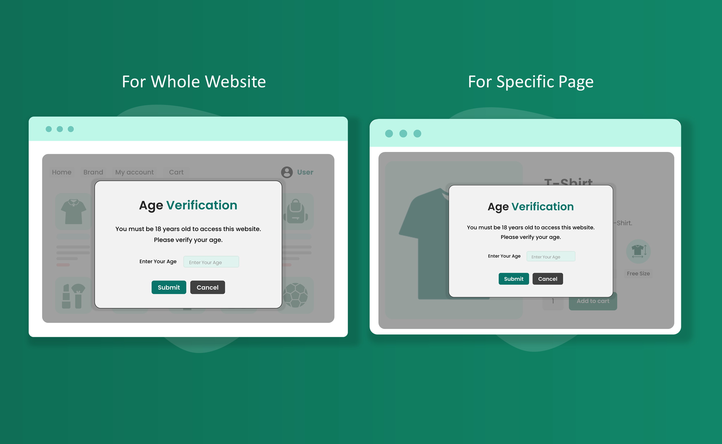 WooCommerce Age Verification Popup: Restrict Under Age Access