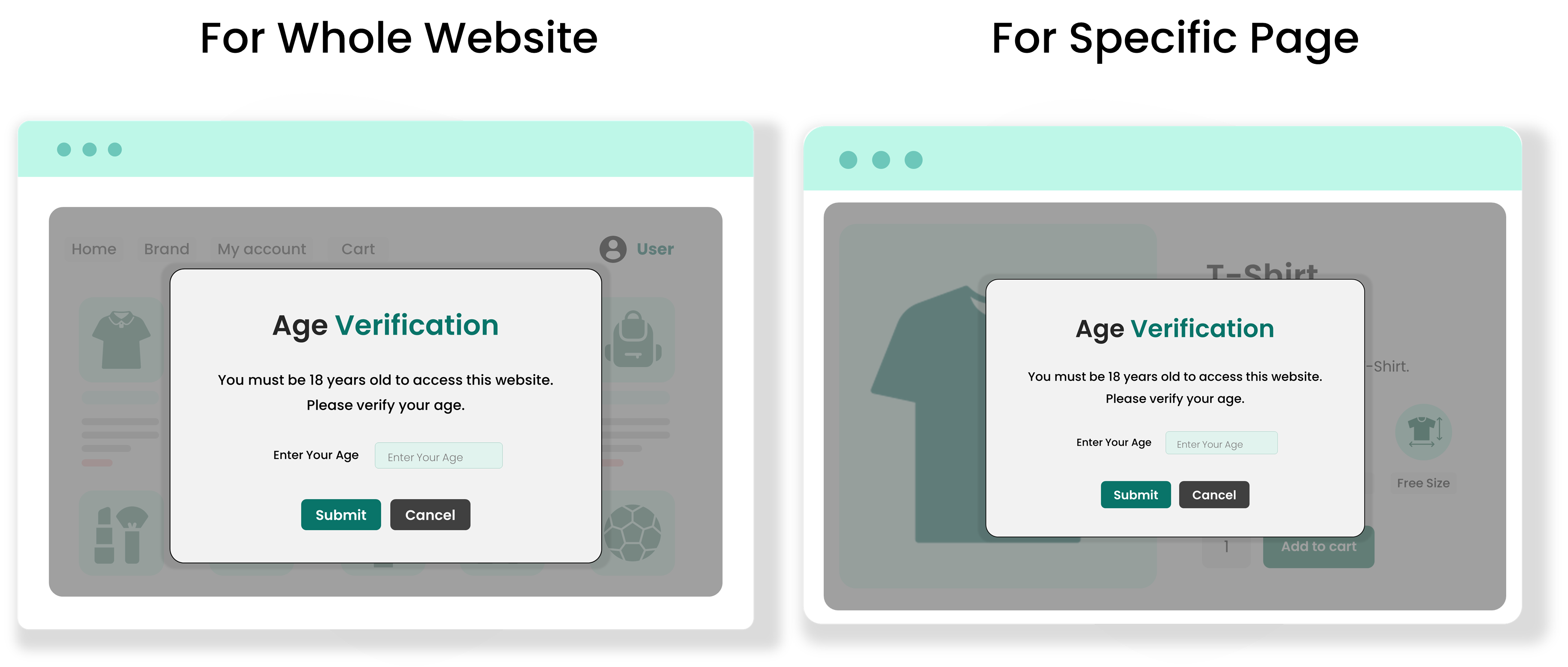 WooCommerce Age Verification Popup: Restrict Under Age Access