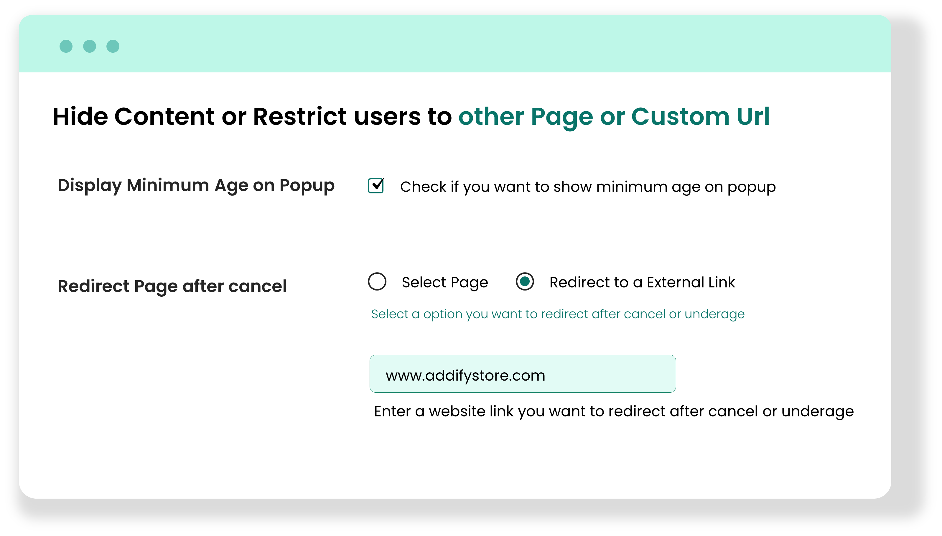 WooCommerce Age Verification Popup: Restrict Under Age Access