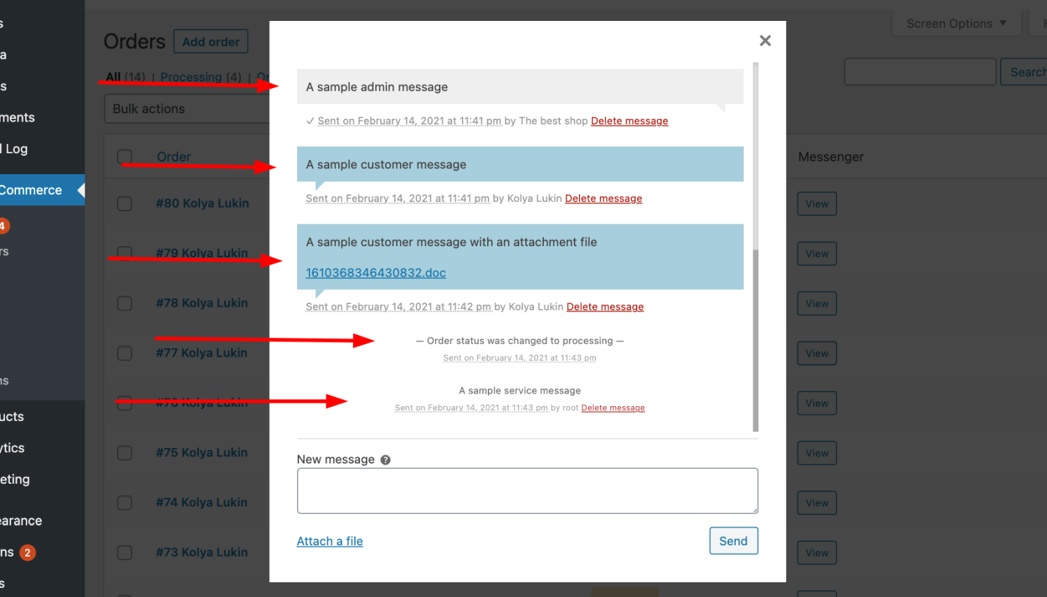 Order Messenger for WooCommerce Documentation - WooCommerce
