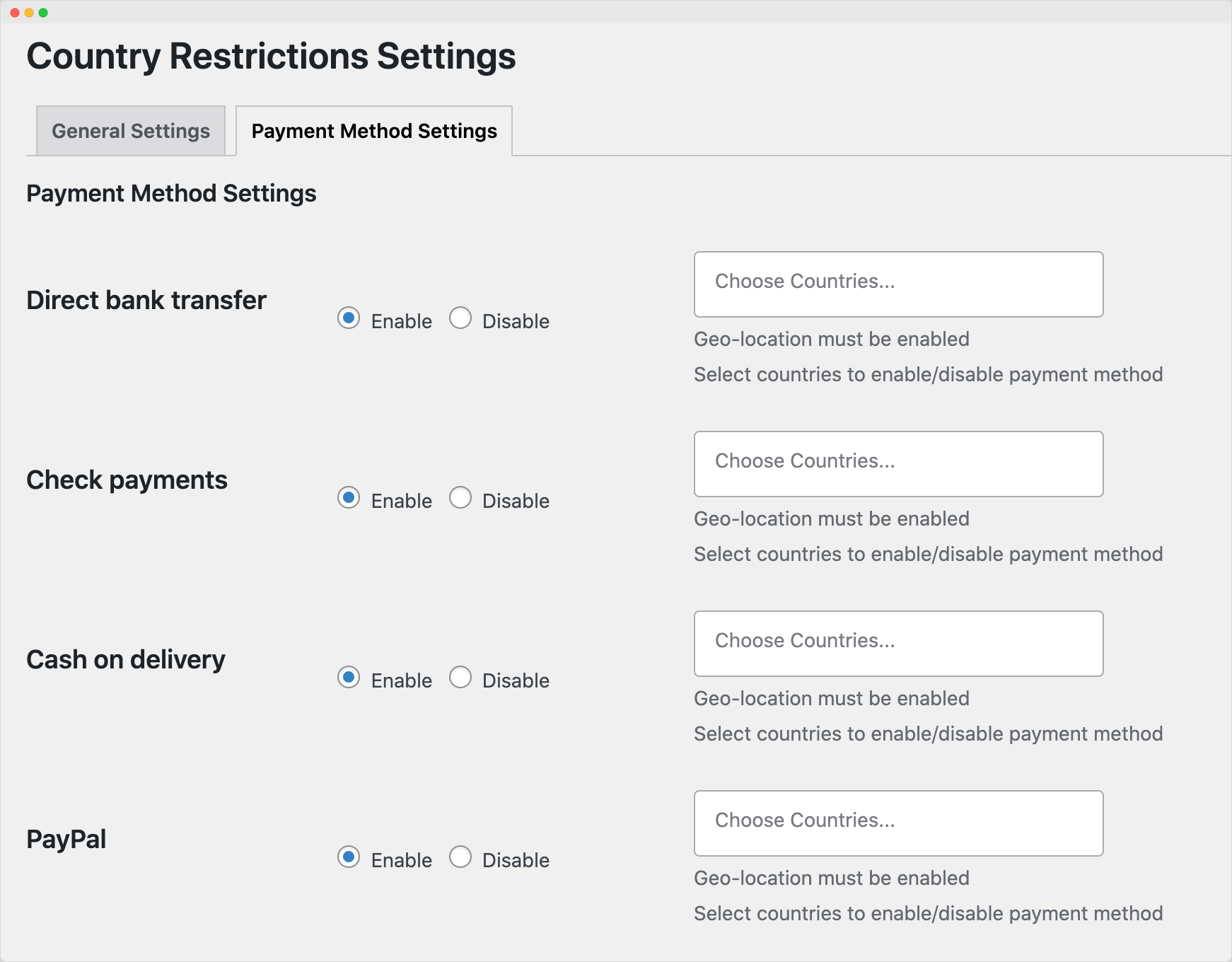 Country Restrictions for WooCommerce - WooCommerce Marketplace
