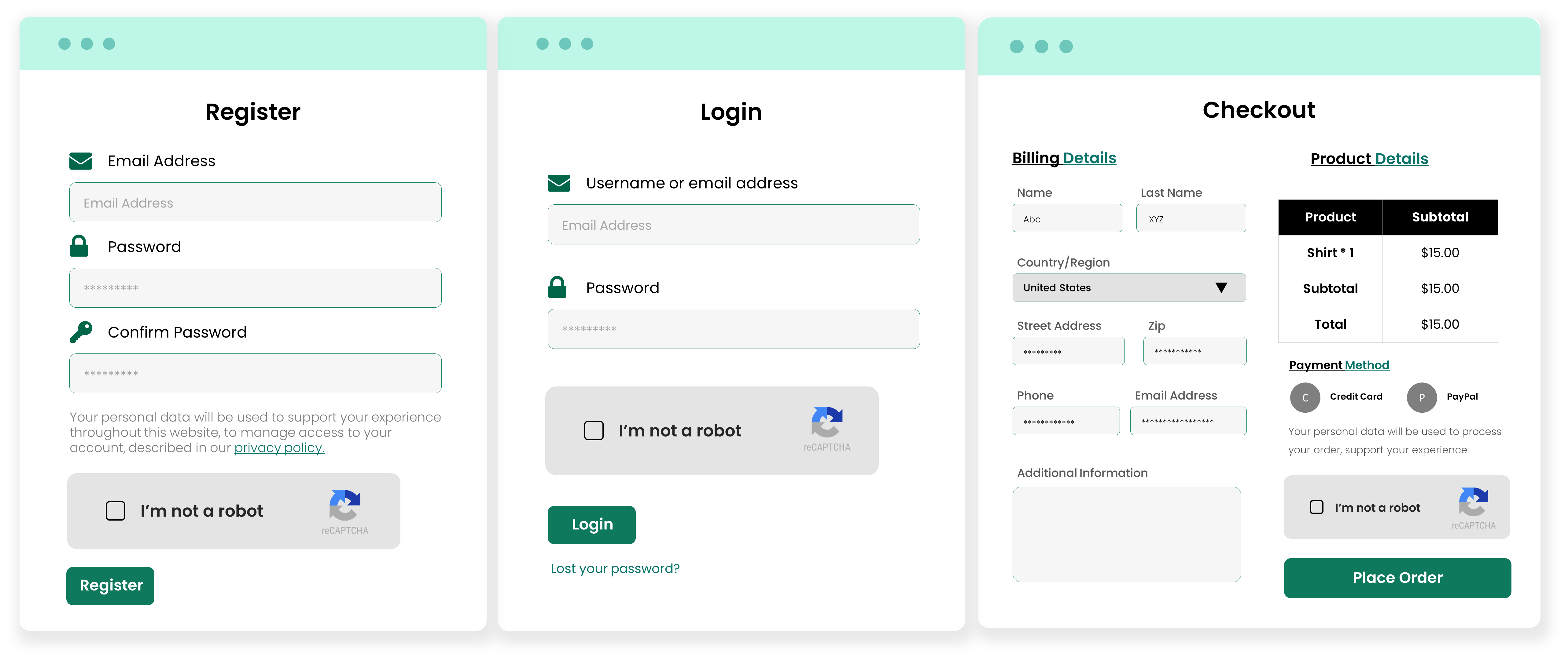reCaptcha for WooCommerce - Google V2 & V3 Captcha
