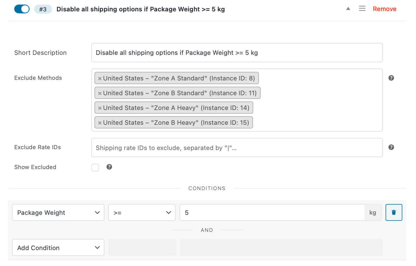 Conditional Shipping and Payments Documentation - WooCommerce