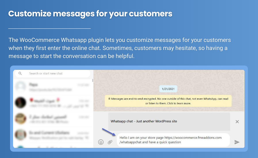 WooCommerce Whatsapp Chat Plugin for Easy Communication