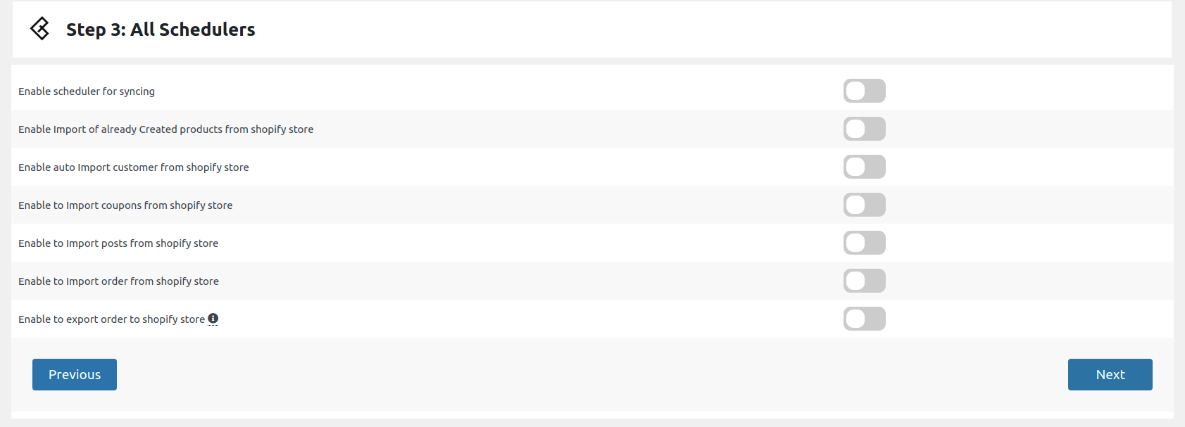 Shopify To WooCommerce Connector