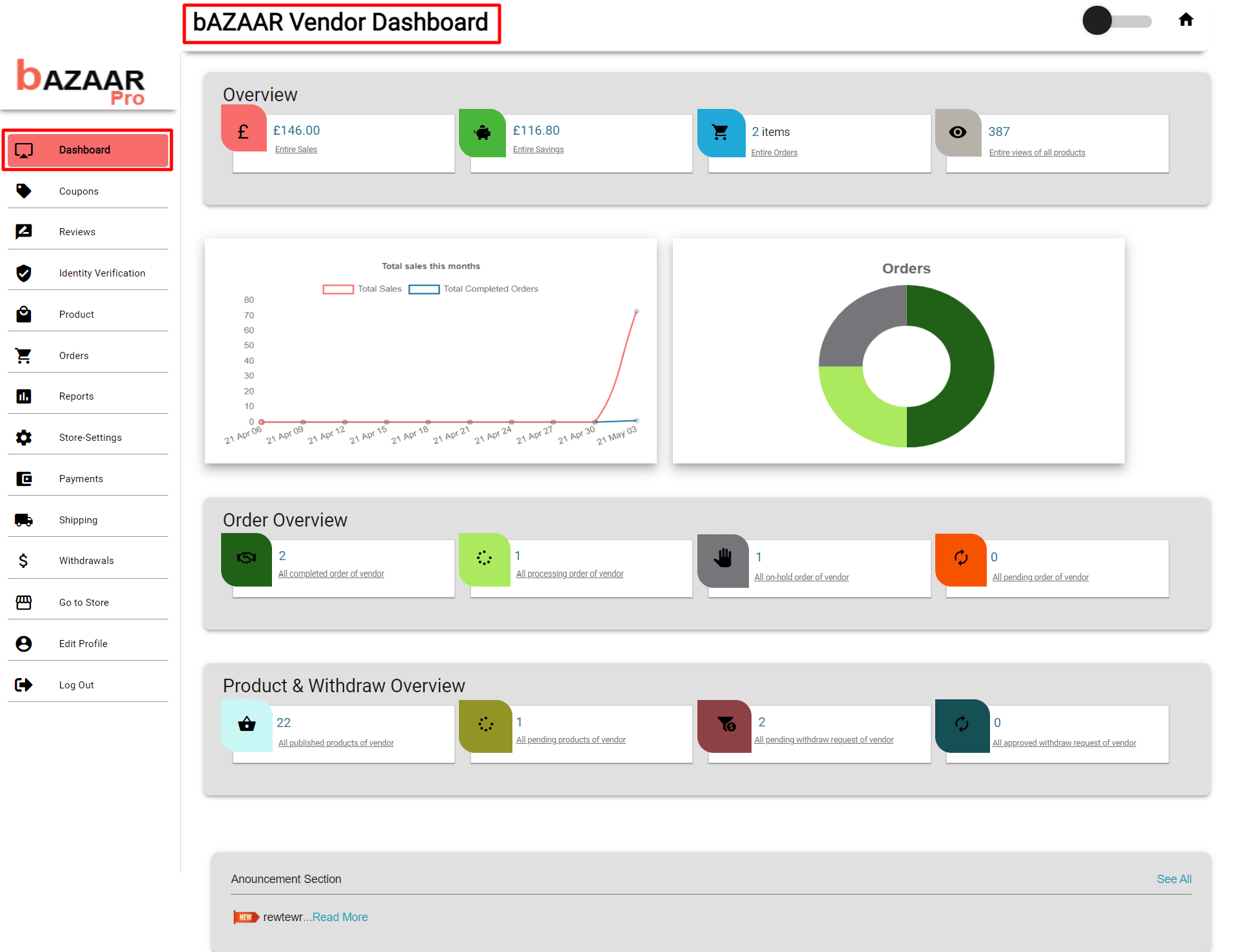 Bazaar Multivendor Platform for WooCommerce Documentation - WooCommerce