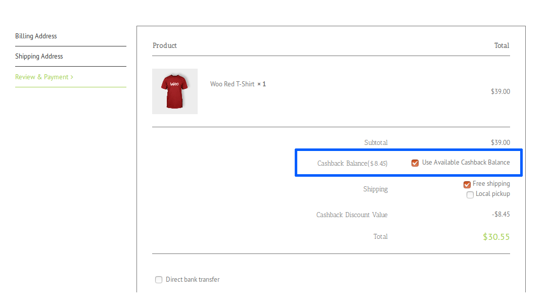 Cashback for WooCommerce – Order Cashback, Payment Gateway Cashback and ...