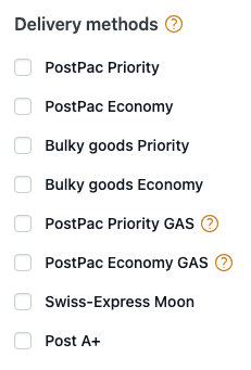 Swiss Post: documentation EN Documentation - WooCommerce