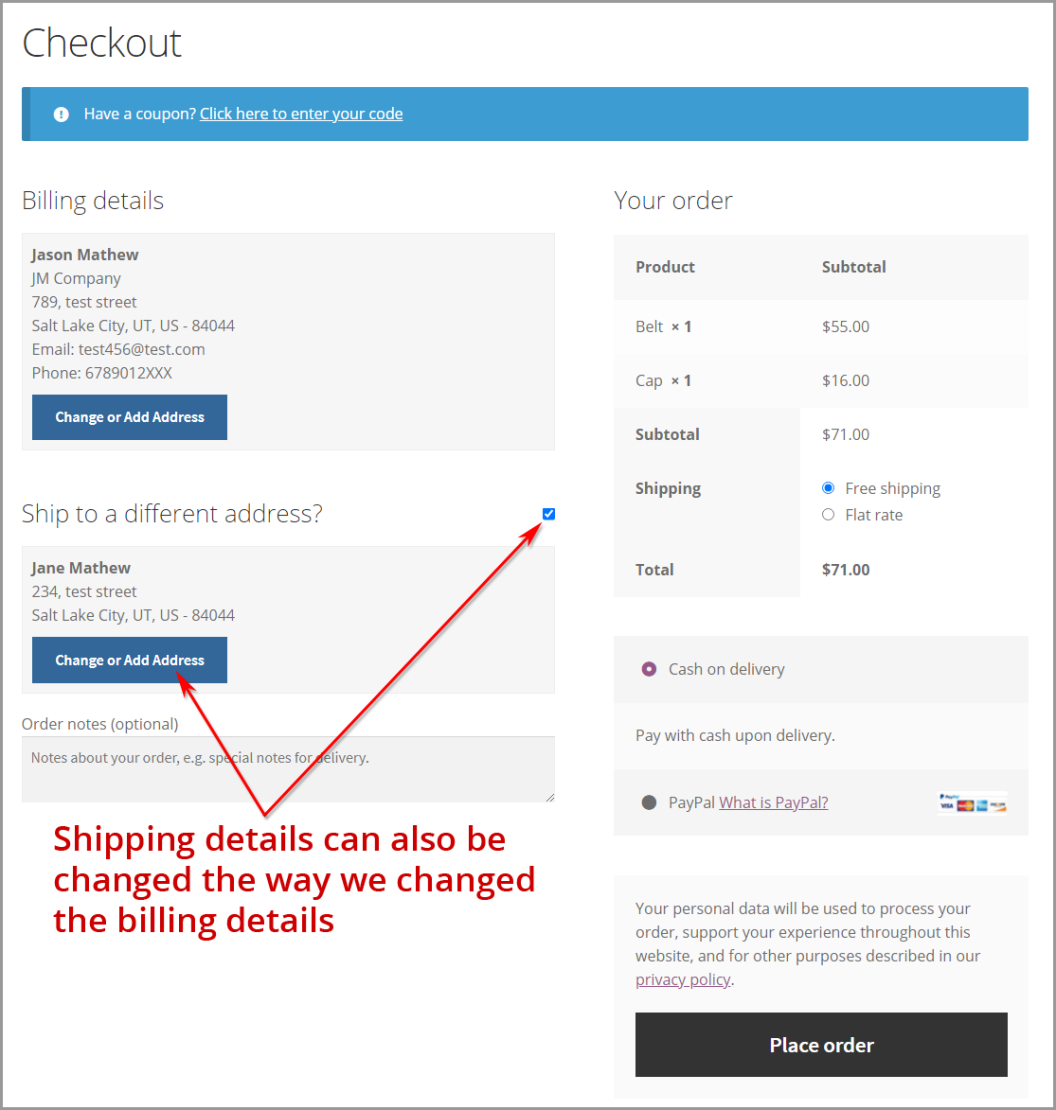 Easy Checkout Address for WooCommerce Documentation - WooCommerce