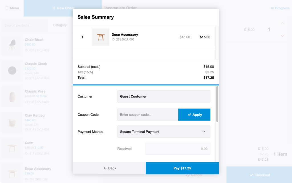 FooSales Square Payment Integration Documentation - WooCommerce