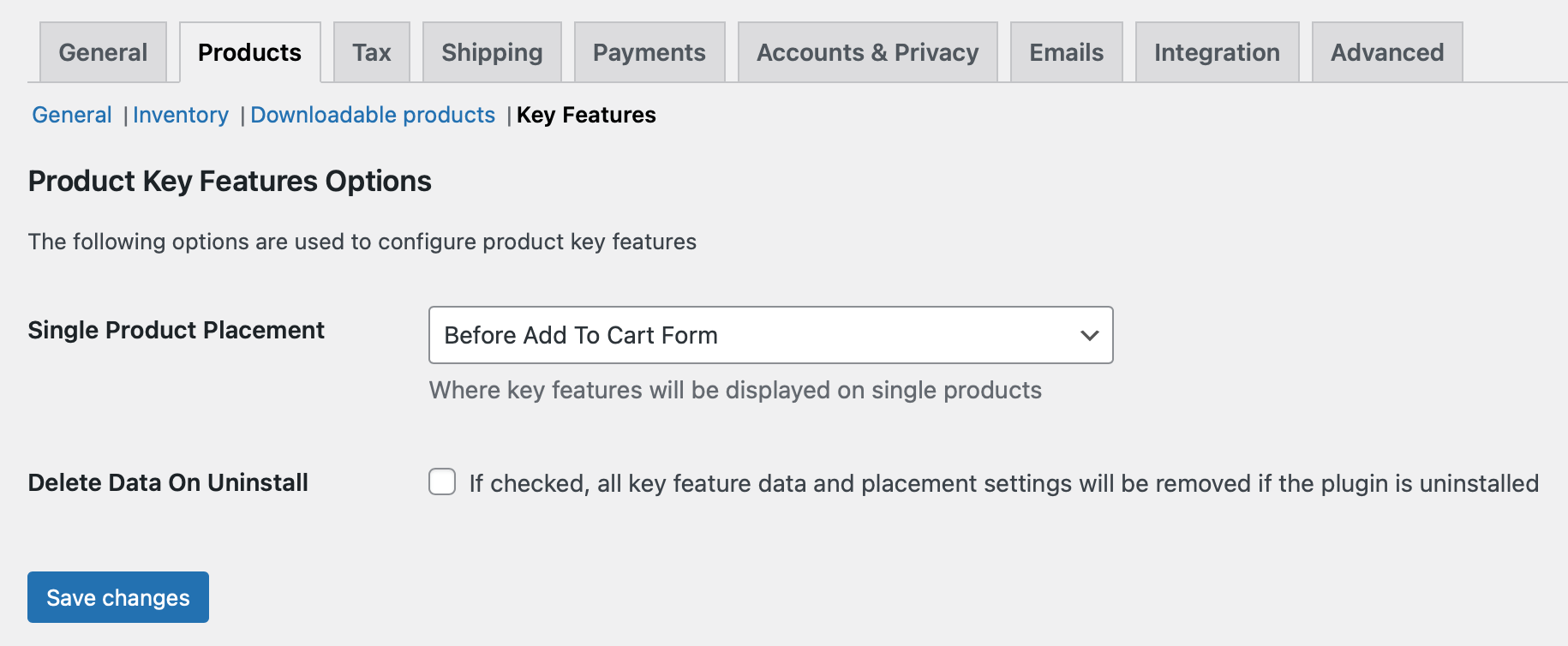Product Key Features for WooCommerce - WooCommerce Marketplace
