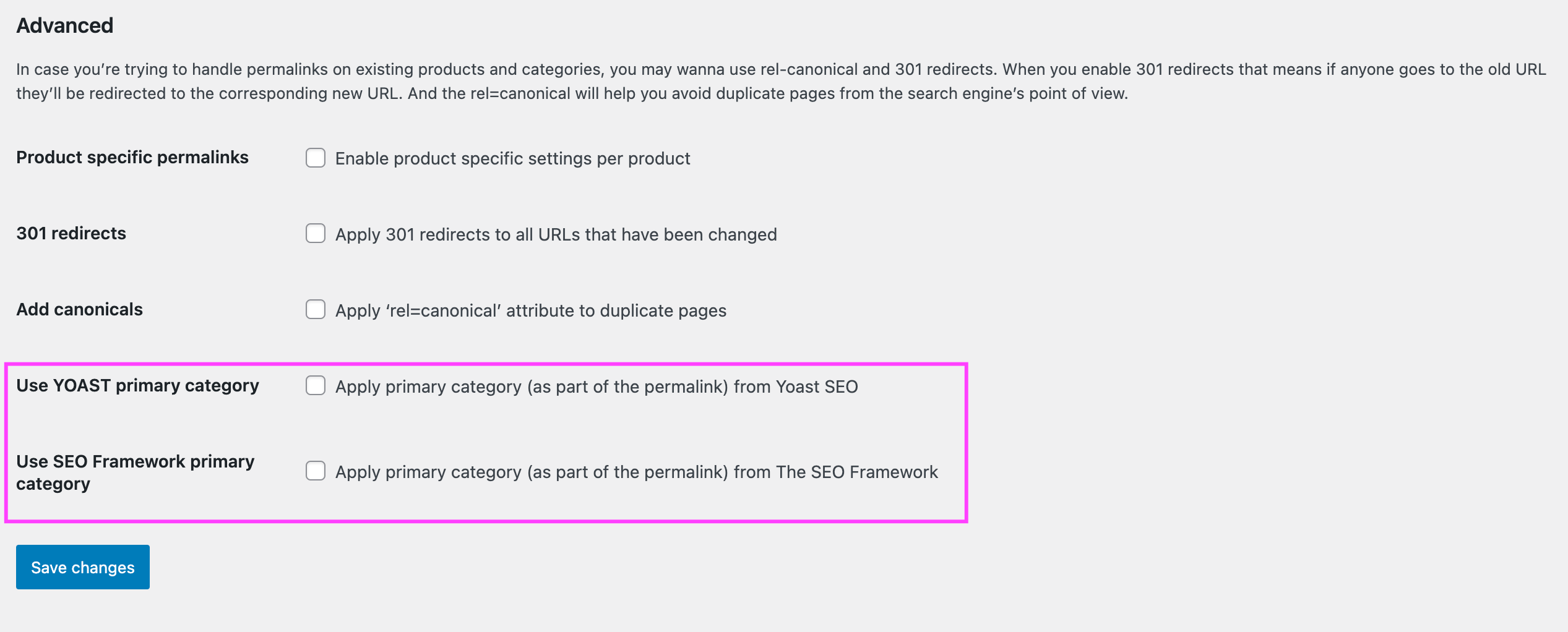 Custom Permalinks for WooCommerce Documentation - WooCommerce