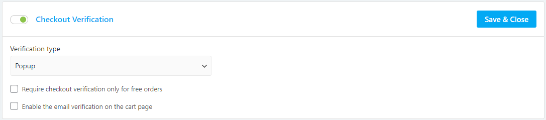 Customer Email Verification for WooCommerce - WooCommerce