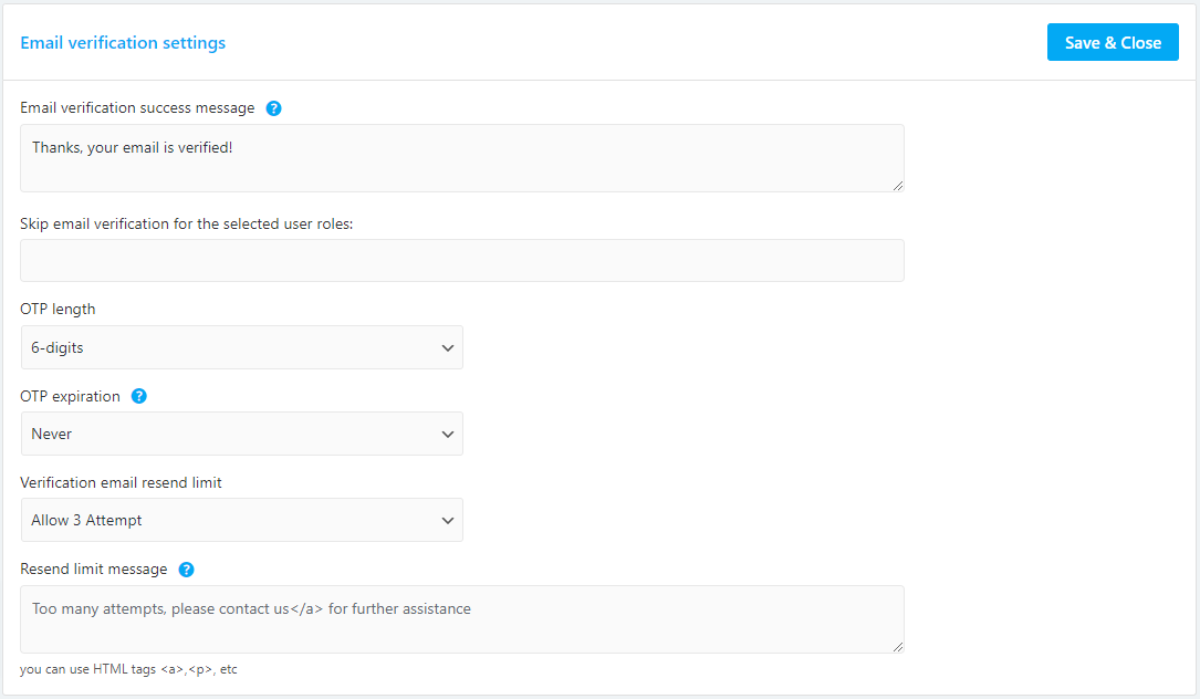 Customer Email Verification for WooCommerce - WooCommerce