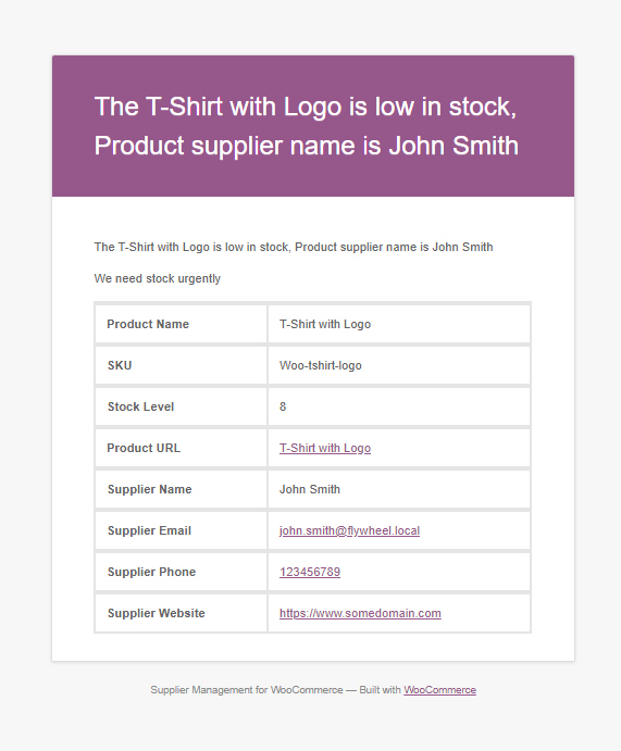 Supplier Management for WooCommerce Documentation - WooCommerce
