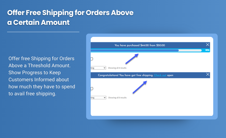 WooCommerce Free Shipping Over Amount | Free Shipping Bar