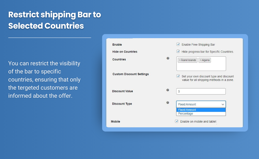 WooCommerce Free Shipping Over Amount | Free Shipping Bar