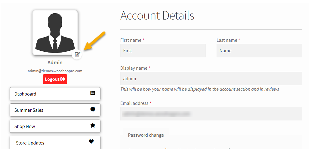 Woocommerce Customize User Dashboard Tabs Plugin