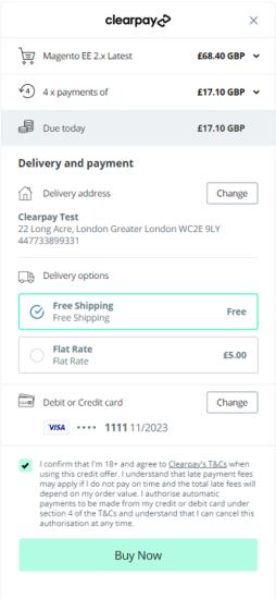 Clearpay Documentation - WooCommerce