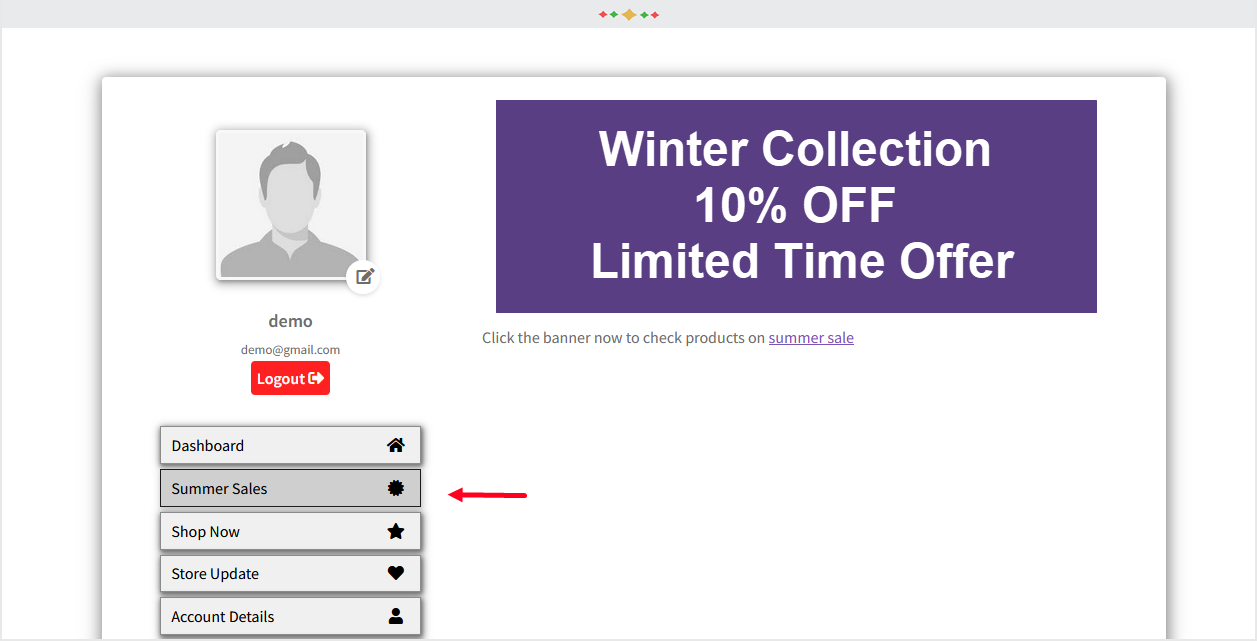 Custom User Dashboard For Woocommerce Woocommerce Marketplace