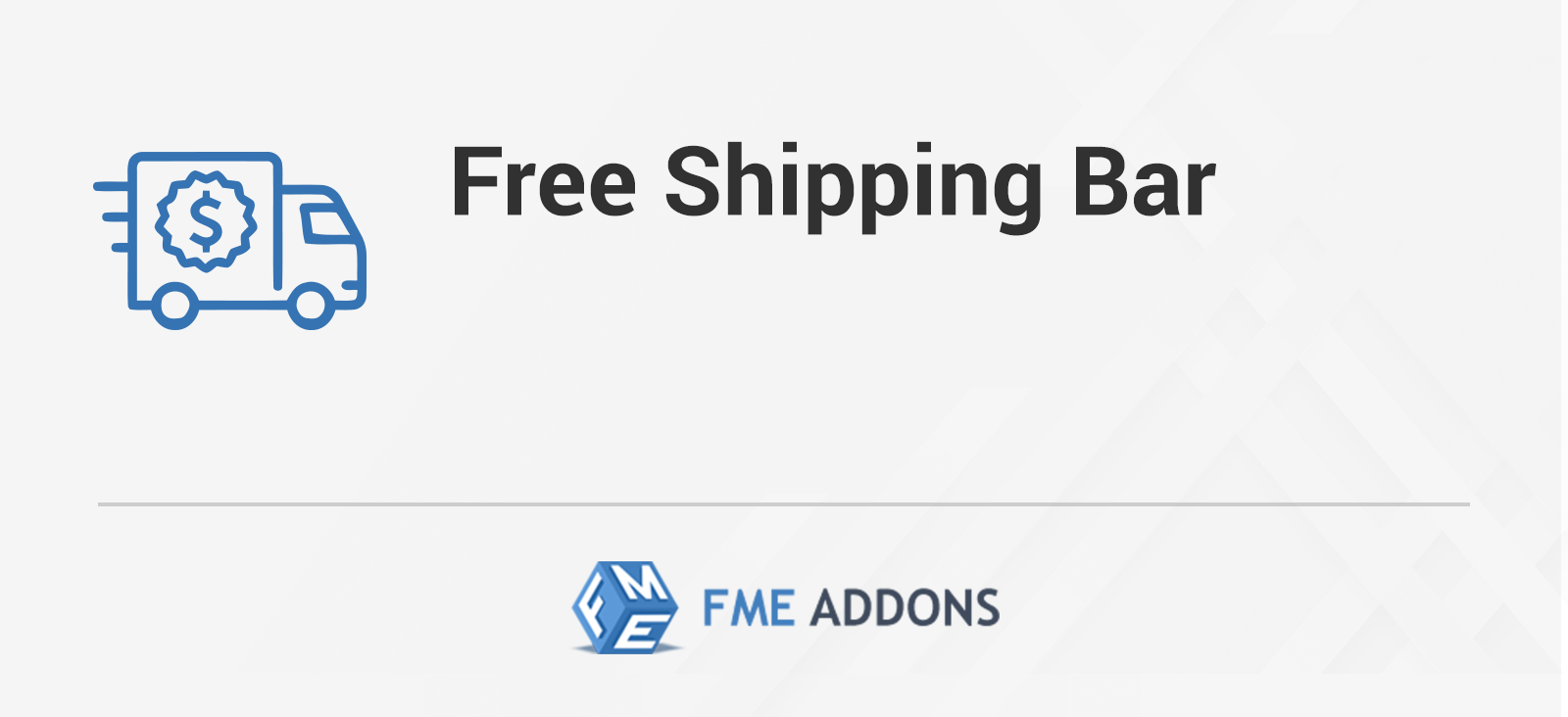 WooCommerce free shipping over amount with free shipping bar