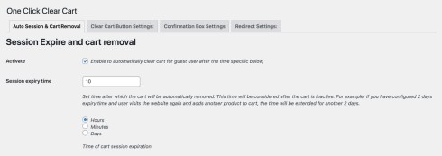One-Click Clear Cart Documentation - WooCommerce