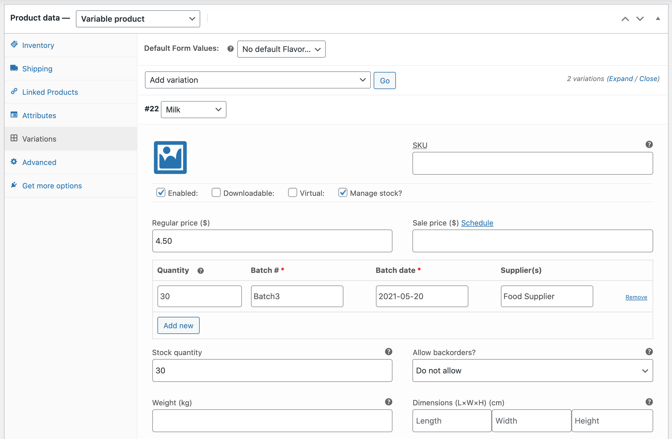 Product Batch & Expiration Tracking for WooCommerce - WooCommerce ...