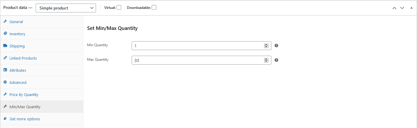 Price By Quantity Documentation - WooCommerce