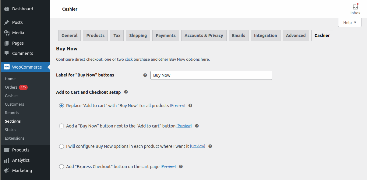 How To Enable A Direct Checkout Documentation Woocommerce 1601