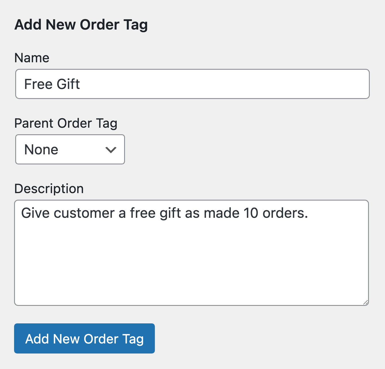 Order Tags Documentation - WooCommerce