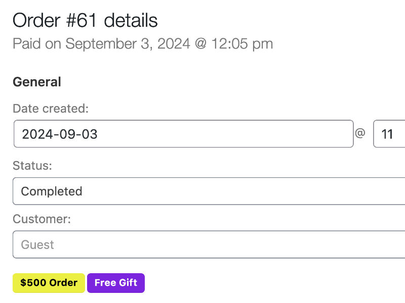 Order Tags - WooCommerce Marketplace