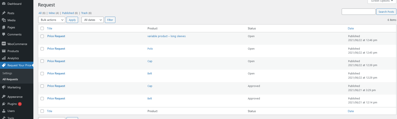 Request Your Price Documentation - WooCommerce