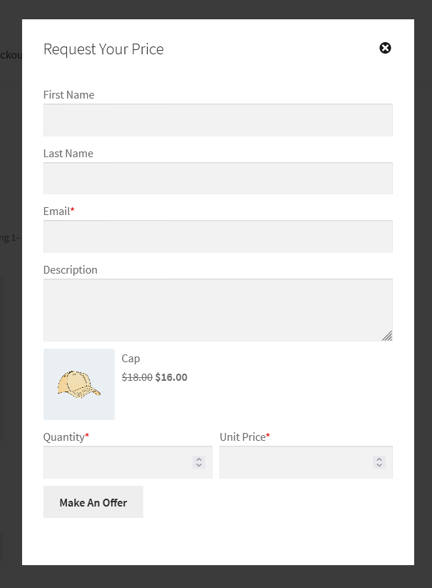 Request Your Price Documentation - WooCommerce