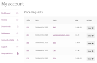 Request Your Price Documentation - WooCommerce