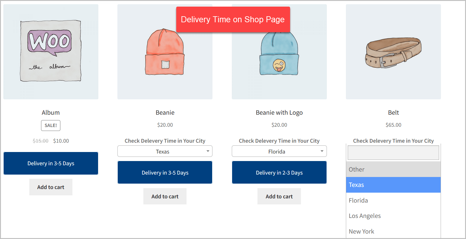 WooCommerce Estimated Delivery Date & Time Plugin