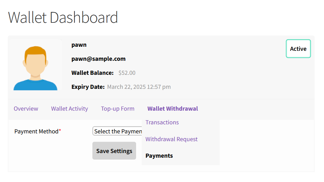 Wallet for WooCommerce - WooCommerce Marketplace