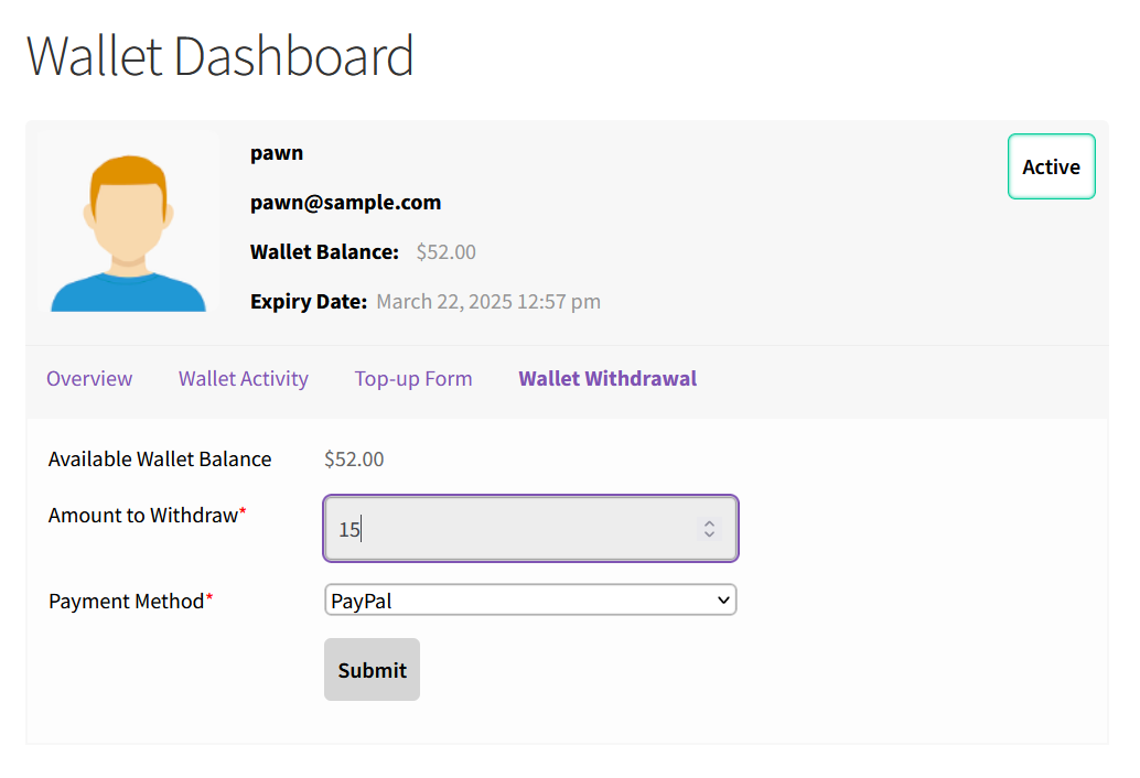 Wallet for WooCommerce - WooCommerce Marketplace