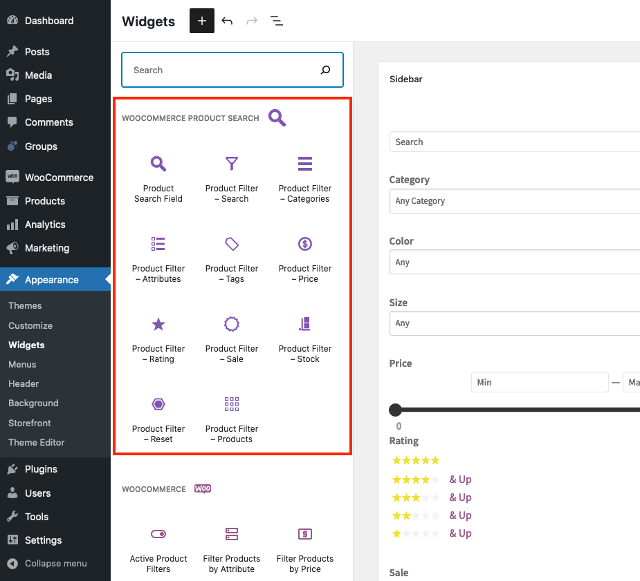 WooCommerce Product Search Blocks Documentation - WooCommerce