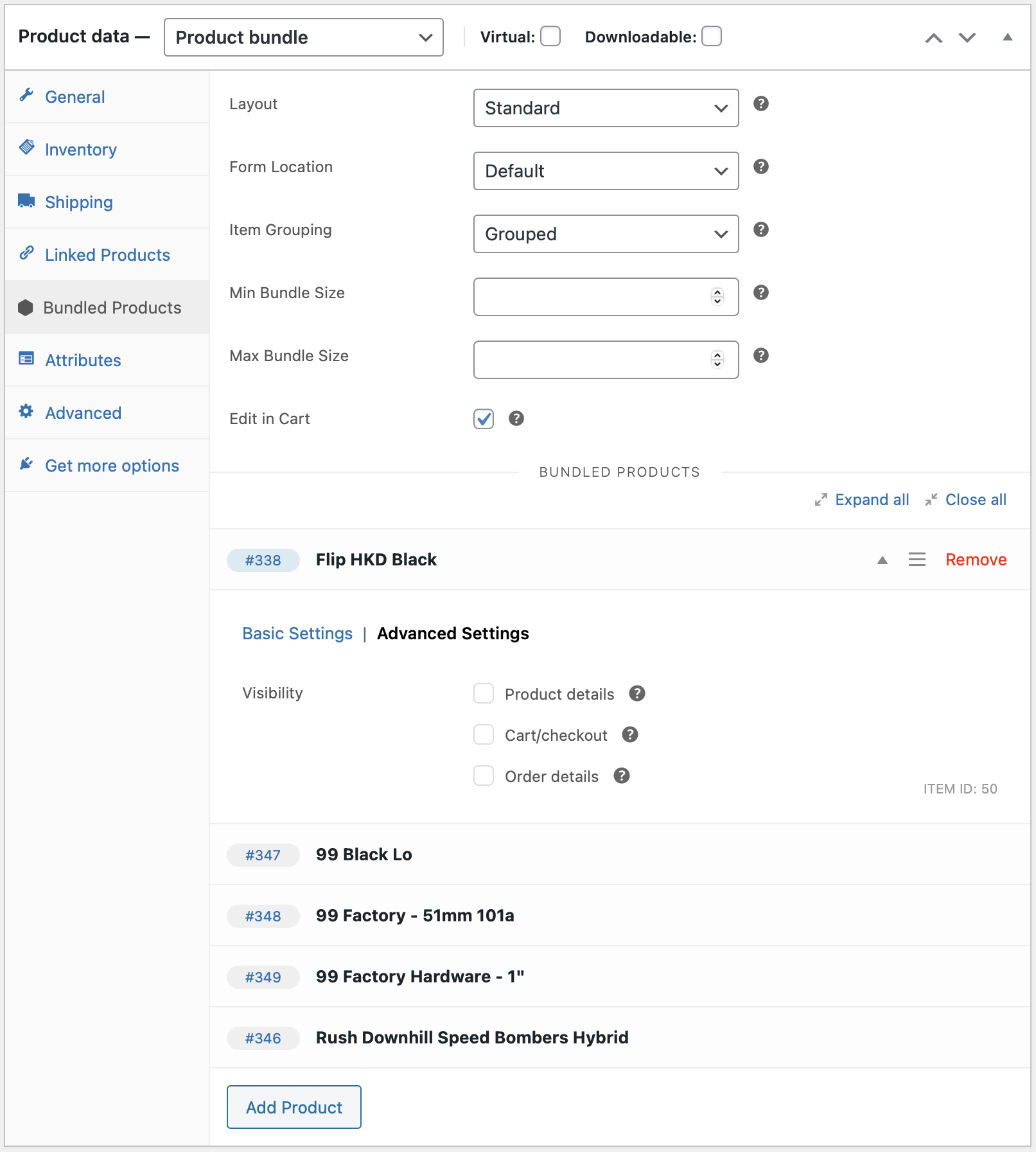 Use Case: Create Assembled Products Documentation - WooCommerce