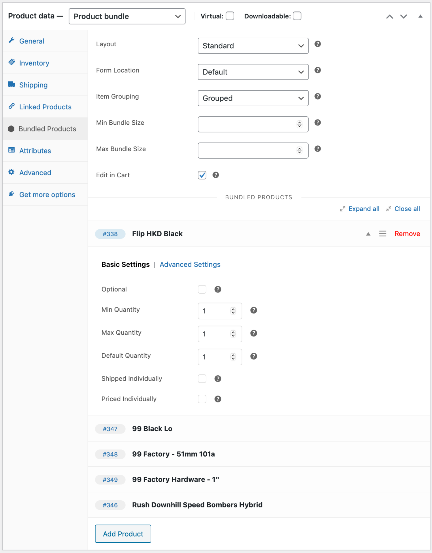 Use Case: Create Assembled Products Documentation - WooCommerce