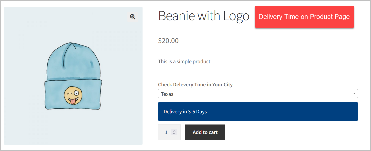 WooCommerce Estimated Delivery Date & Time Plugin
