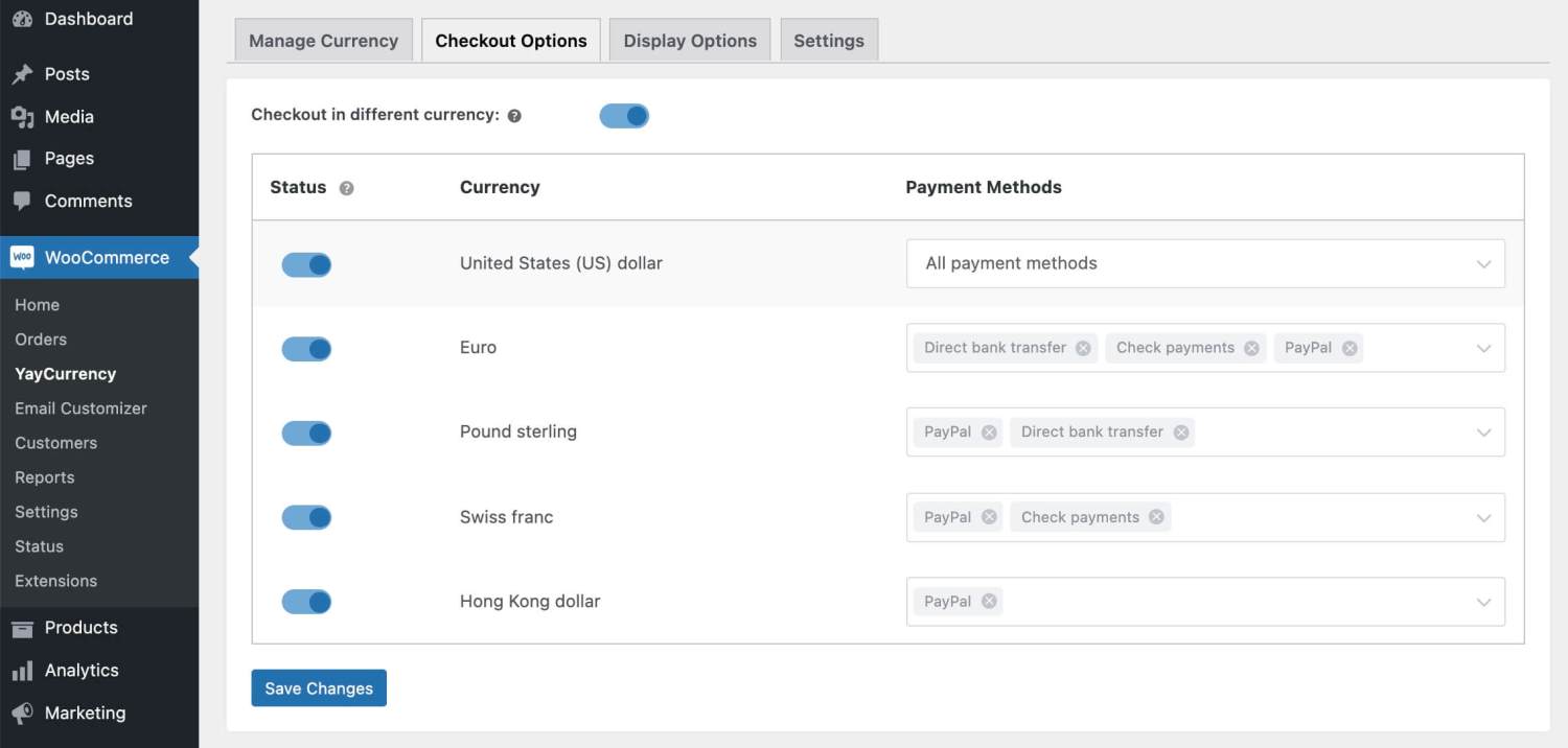 Multi-Currency Switcher Documentation - WooCommerce
