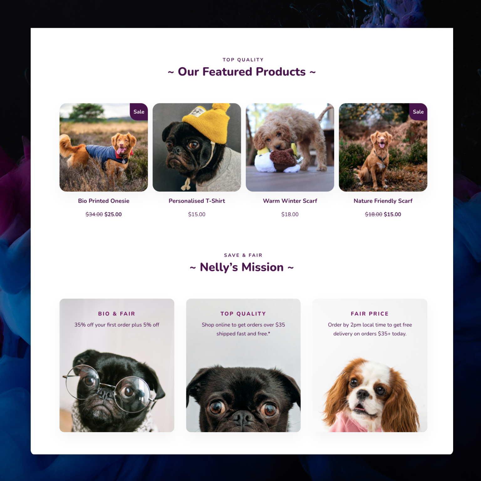 Nelly - Pet Fashion WooCommerce Theme