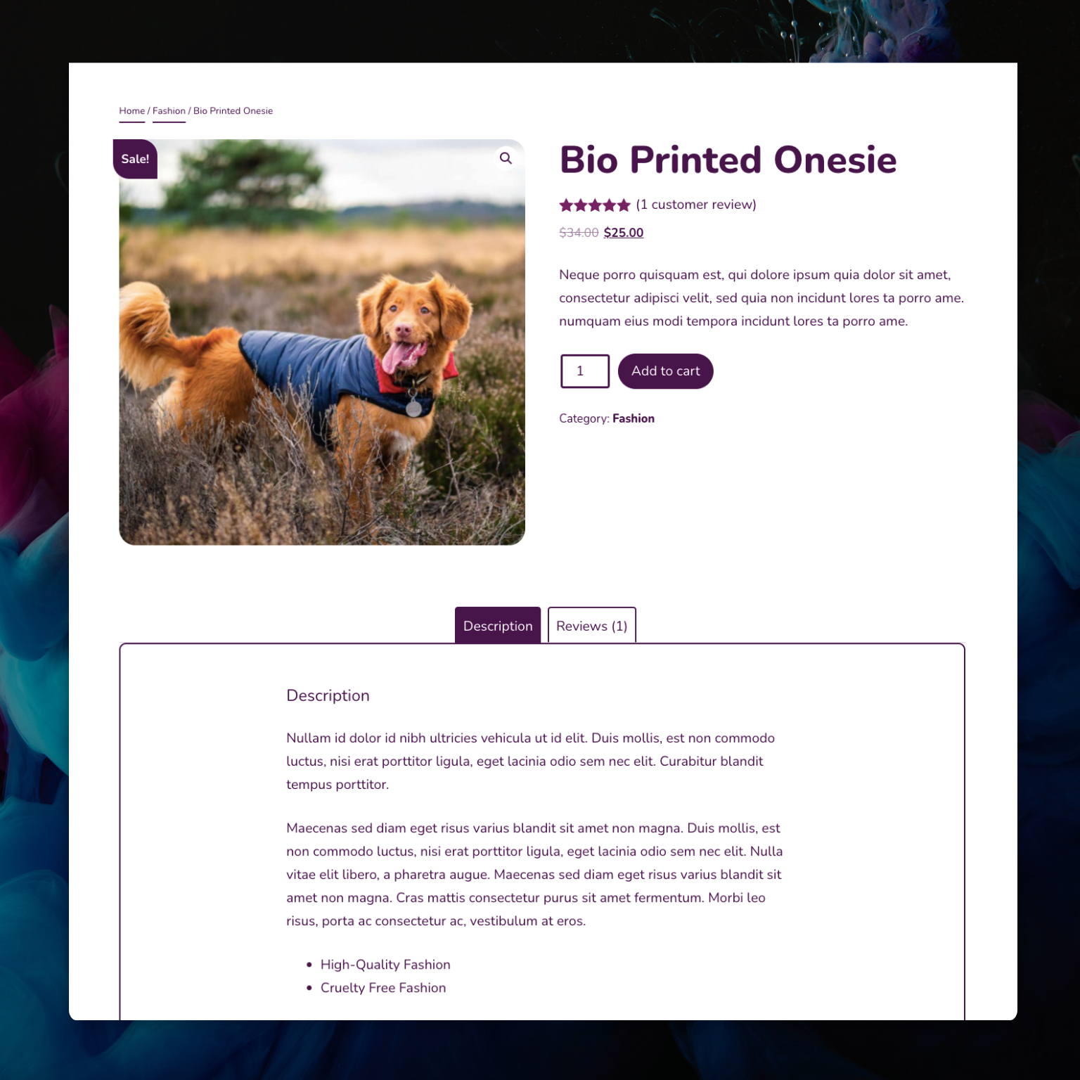 Nelly - Pet Fashion WooCommerce Theme