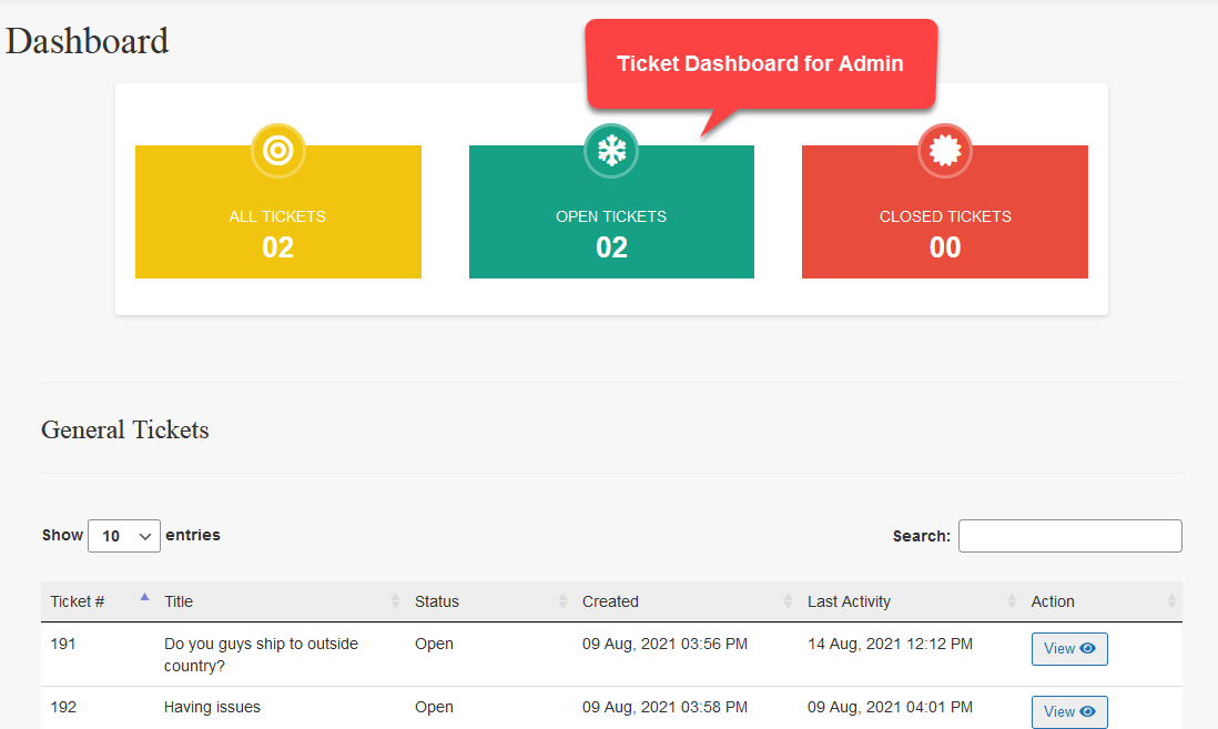 WooCommerce Support Ticket System Plugin - General & Order Tickets