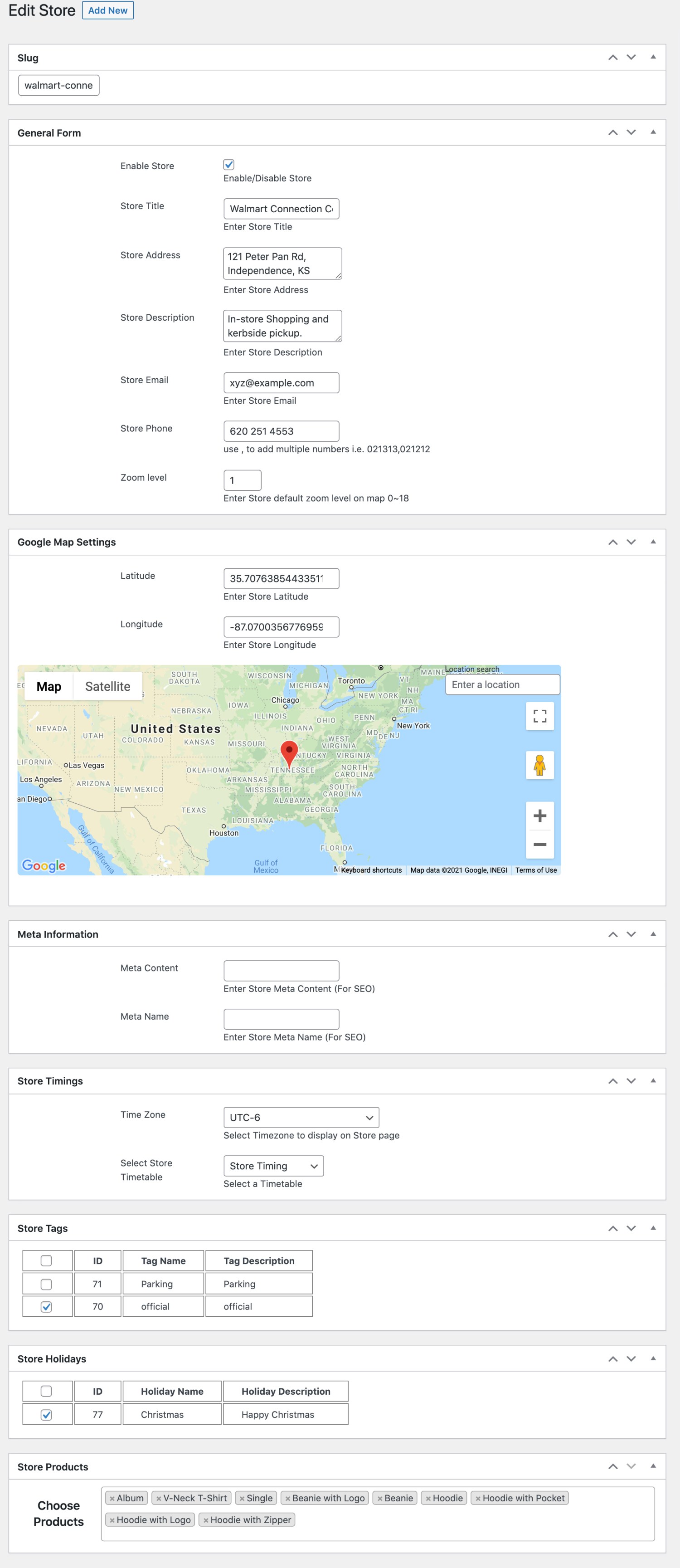 Store Locator with Google Maps Documentation - WooCommerce