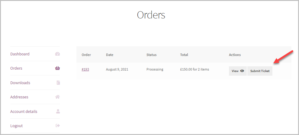 WooCommerce Support Ticket System Plugin - General & Order Tickets