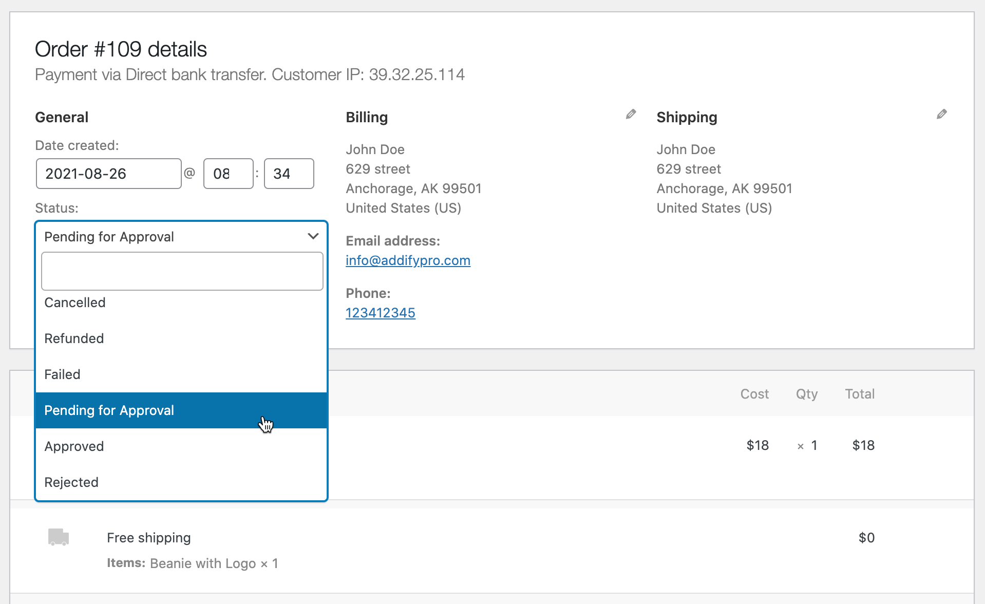 Order Approval for WooCommerce Documentation - WooCommerce