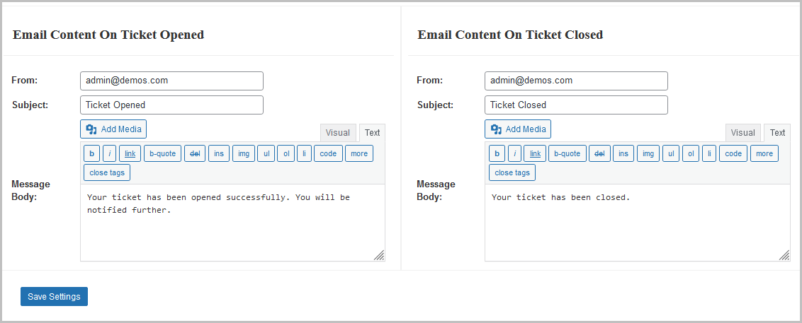 WooCommerce Support Ticket System Plugin - General & Order Tickets